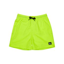 Badeshorts Quiksilver "Everyday Volley 14", Kinder, Gr. 12, safety gelb, Obermaterial: 100% Microfaser;, Badehosen Badeshorts