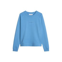 Marc O'Polo Sweatshirt MARC O'POLO DENIM, Damen, Gr. XXL, azure sky, Sweatware, Obermaterial: 100% Baumwolle, relaxed fit normal, Rundhals, Rippb&uuml;ndchen, Sweatshirts Sweatshirt, relaxed aus Organic Cotton