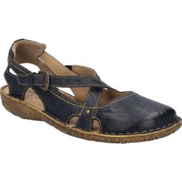 Sandale Josef Seibel "Rosalie 13, blau", Damen, Gr. 36, blau (ocean), Obermaterial: 100% Rindsleder Leather cow., Schuhe Sandale