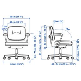 IKEA ALEFJ&Auml;LL Drehstuhl