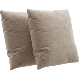 Sit & More Sofakissen SIT & MORE "Soul", beige, B:50cm H:50cm T:10cm, 100% Polyester, Polsterauflagen, Sofakissen, wahlweise in zwei Gr&ouml;&szlig;en