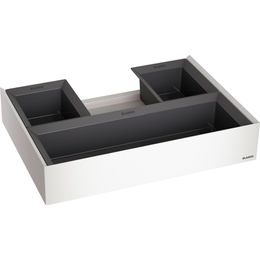 M&uuml;lltrennsystem Blanco "Select II ORGA", schwarz, B:40cm H:11cm T:55cm, Kunststoff, M&uuml;lleimer, M&uuml;lltrennsystem
