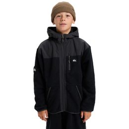 Fleecepullover Quiksilver "Back To S School", Kinder, Gr. 16(165-172cm), schwarz, Obermaterial: 100% Microfaser;, Sweatshirts Fleecepullover