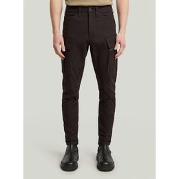 G-Star Raw Cargohose G-STAR "Zip Pocket 3D Skinny Cargohose 2.0", Herren, Gr. 28, L&auml;nge 32, dk schwarz, Obermaterial: 50% Baumwolle, 48% Baumwolle, 2% Elasthan, Hosen Cargohose