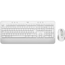 Logitech Tastatur "920-011022", wei&szlig;, B:20,7cm H:4,7cm T:52,9cm, Tastaturen, Tastatur