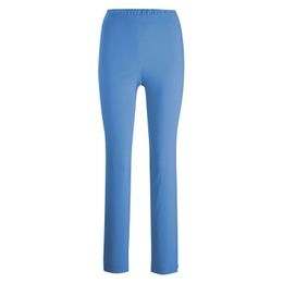 Schlupfhose GOLDNER "Schlupfhose CARLA in Super-Stretch", Damen, Gr. 38, N-Gr, blau (atlantikblau), Obermaterial: 72% Viskose CV. 25% Polyamid PA. 3% Elasthan EL., Hosen Schlupfhose