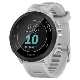 Garmin Forerunner 55 Smartwatch steinwei&szlig;, schwarz