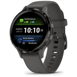 Garmin Venu 3S Smartwatch kieselgrau, schiefergrau