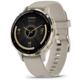 Garmin Venu 3S Smartwatch french grey, softgold
