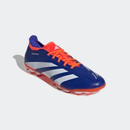 Fu&szlig;ballschuh adidas Performance "PREDATOR LEAGUE 2G/3G AG", Gr. 45, blau (lucid blau, cloud wei&szlig;, solar rot), Synthetik, Textil, Schuhe Fu&szlig;ballschuh, f&uuml;r Kunstrasenpl&auml;tze