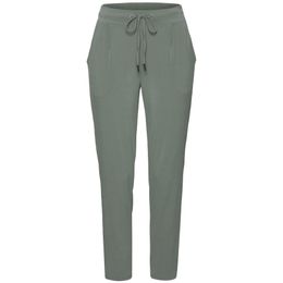 Schlupfhose Lascana, Damen, Gr. 44, N-Gr, gr&uuml;n (jade), Jersey, Obermaterial: 95% Polyester, 5% Elasthan, unifarben, figurumspielend kn&ouml;chellang, Hosen Schlupfhose, aus glatter Jerseyqualit&auml;t, leichte Sommerhose mit Taschen, b&uuml;gelfrei, Topseller
