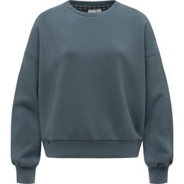 Rundhalspullover Ragwear "Sweater Wuss Solid", Damen, Gr. L, grau, Obermaterial: 47% Polyester PES. 47% Modal CMD. 6% Elasthan EL., Rundhals, &Auml;rmel ohne &Auml;rmelschlitz B&uuml;ndchen, Pullover Rundhalspullover