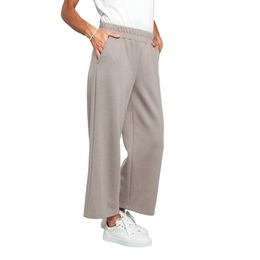 7/8-Hose Seidel Moden, Damen, Gr. 38, N-Gr, walnuss, Single Jersey, Obermaterial: 50% Polyester, 45% Viskose, 5% Elasthan, Basic, l&auml;ssig geschnitten 7/8-L&auml;nge, Hosen 7/8-Hose, MADE IN GERMANY
