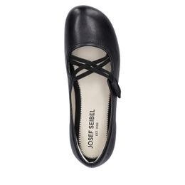 Ballerina Josef Seibel "Fiona 39, schwarz", Damen, Gr. 36, schwarz, Obermaterial: 100% Rindsleder Leather cow., Schuhe Ballerina