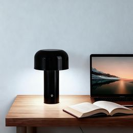 OTTO HOME LED Tischleuchte "Ronno", schwarz, 1, &Oslash; 12,6cm H: 19cm, 1 Stk., Leuchten, USB-C, Akku, Typ-C-Ladekabel, CCT, Tischlampe kabellos, Akkulampe, LED Tischleuchte