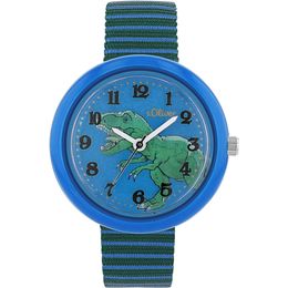 Quarzuhr s.Oliver, blau (blau, gr&uuml;n), Armbanduhren, M&auml;dchen, Quarzuhr, Armbanduhr, Kinderuhr, Jungenuhr, Schulanfang, Geschenkidee