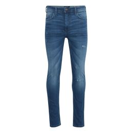 Skinny-fit-Jeans Blend "Skinny Jeans BHEcho", Herren, Gr. 25, L&auml;nge 30, blau (denim middle blau), Obermaterial: 89% Baumwolle CO. 7% Elastodien ED. 4% Elasthan EL., Jeans Skinny-fit-Jeans