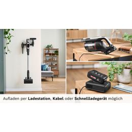 Bosch Akku-Stielstaubsauger "BTS942WQC", wei&szlig;, B:25cm H:130cm T:21,6cm, Akkusauger, LED-Licht, HEPA-Filtersystem, Schnellladeger&auml;t, 2 Akkus, wei&szlig;, Akku-Stielstaubsauger