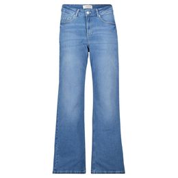 Stretch-Hose Cartoon "Stretch-Jeans mit Eingrifftaschen", Damen, Gr. 34, EURO, blau, Obermaterial: 99% Baumwolle CO. 1% Elasthan EL., Hosen Stretch-Hose