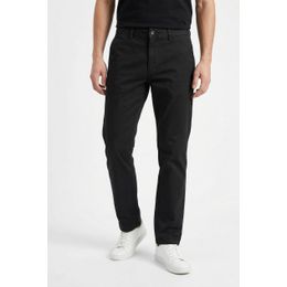 Jack & Jones Chinos JACK & JONES "JPSTOLLIE DYLAN CHINO", Herren, Gr. 31, L&auml;nge 32, schwarz, Web, Obermaterial: 98% Baumwolle, 2% Elasthan, unifarben, regular fit lang, Hosen Chinos, Baumwollmischung, regular fit