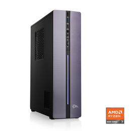 CSL PC "Gemini Slim V24712", schwarz, Microsoft Windows 11 Home (64 Bit), 32 GB RAM 2.000 GB SSD, Desktop-PCs, PC