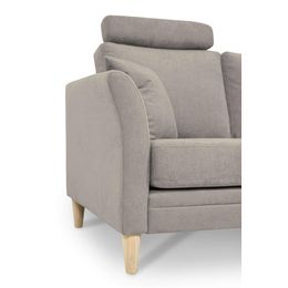 Kopfst&uuml;tze Home Affaire "Arellano", cappuccino, B:55cm H:75cm T:22cm, Metall, Polsterauflagen, Kopfst&uuml;tze, ideale Erg&auml;nzung zum Sofa, Webstoff fein, Chenille