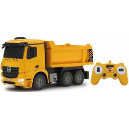 RC-Truck Jamara "Muldenkipper Mercedes Arocs", gelb, Fernlenkfahrzeuge, KinderB:28cm H:14cm T:10cm, Kunststoff, RC-Truck, mit LED-Licht, B:28cm H:14cm T:10cm