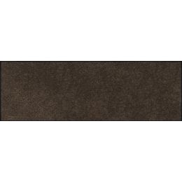 Teppich "und L&auml;ufer Espresso Brown", braun, B:60cm H:9mm L:180cm, Obermaterial: 100% Polyamid, wash+dry by Kleen-Tex, Teppiche, Teppich