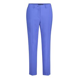 Anzughose Betty Barclay "Businesshose mit B&uuml;gelfalte", Damen, Gr. 34, EURO, blau (adria blau), Obermaterial: 86% Polyester PES. 14% Elasthan EL., Hosen Anzughose
