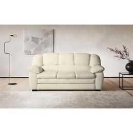 2,5-Sitzer COTTA "Casino", creme, B:191cm H:88cm T:92cm, Luxus-Microfaser (100% Polyester);NaturLEDER, echtes Rindsleder, Sofas, 2 5-Sitzer, Polstergarnitur, auch als Set erh&auml;ltlich