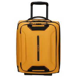 Weichgep&auml;ck-Trolley Samsonite "ECODIVER 45 cm", Damen, Gr. B/H/T: 36cm x 45cm x 20cm 30 l, gelb, Nylon, Polyester, Koffer Weichgep&auml;ck-Trolley, f&uuml;r Gesch&auml;ftsreise, Reise und Urlaub, mit Tragegriff oben