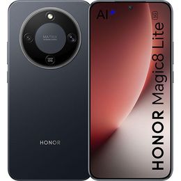 Honor Smartphone "Magic8 Lite 8+256GB", Energieeffizienz: B, midnight schwarz, 256 GB, Mobiltelefone, Smartphone