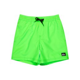 Badeshorts Quiksilver "Everyday Volley 14", Kinder, Gr. 10, gr&uuml;n gecko, Obermaterial: 100% Microfaser;, Badehosen Badeshorts