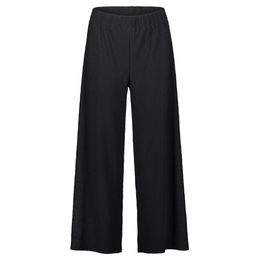 Culotte Betty Barclay "Culotte mit Gummizug", Damen, Gr. 34, EURO, schwarz, Obermaterial: 99% Polyester PES. 1% Elasthan EL., Hosen Culotte