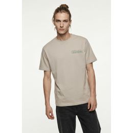 Only & Sons T-Shirt ONLY & SONS "ONSFRED LIFE RLX SS PRINT TEE NOOS", Herren, Gr. M, silber lining print:citros, Jersey, Obermaterial: 100% Baumwolle, bedruckt, relaxed fit normal, Rundhals, Shirts T-Shirt, Baumwolle, relaxed fit