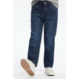 5-Pocket-Jeans s.Oliver JUNIOR, Jungen, Gr. 140, N-Gr, blau (dunkelblau), Denim/Jeans, Obermaterial: 85% Baumwolle, 14% Polyester, 1% Elasthan, unifarben, slim fit lang, Jeans 5-Pocket-Jeans, mit Stretch, slim fit