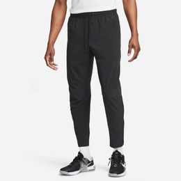 Sporthose Nike "M NK DF UNLIMITED PANT TPR", Herren, Gr. M, N-Gr, schwarz, schwarz, schwarz, Obermaterial: 87% Polyester, 13% Elasthan, Hosen Sporthose