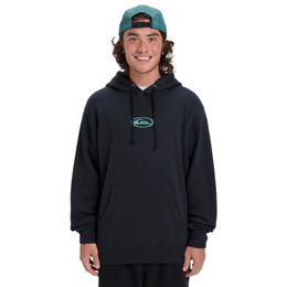 Kapuzensweatshirt Quiksilver "Salt Water Graphic", Damen, Gr. S, schwarz, Obermaterial: 55% Walkfrottier, 25% Walkfrottier, 20% Microfaser;, Sweatshirts Kapuzensweatshirt