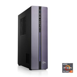 CSL PC "Gemini Slim V24706", schwarz, Microsoft Windows 11 Home (64 Bit), 16 GB RAM 1.000 GB SSD, Desktop-PCs, PC