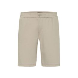 Chinoshorts Blend "Chinoshorts BHElmer", Herren, Gr. M, N-Gr, beige (crockery), Obermaterial: 75% Polyester PES. 22% Viskose CV. 3% Elasthan EL., Hosen Chinoshorts