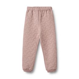 Stoffhose Wheat "Wheat Thermo Pants Alex", M&auml;dchen, Gr. 110, Normalgr&ouml;&szlig;en, warm rose, 100% Polyester (Recycelt), unifarben, normal, Hosen Stoffhose
