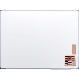 Legamaster Whiteboard PREMIUM, Hoch-/Querformat, Stahl wei&szlig; lackiert + Aluminiumrahmen, magnethaftend, Ablageschale + Zubeh&ouml;r, B 1200 x H 900 mm