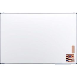 Legamaster Whiteboard PREMIUM, Hoch-/Querformat, Stahl wei&szlig; lackiert + Aluminiumrahmen, magnethaftend, Ablageschale + Zubeh&ouml;r, B 1500 x 1000 mm