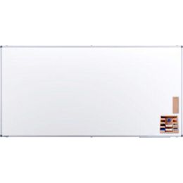 Legamaster Whiteboard PREMIUM, Hoch-/Querformat, Stahl wei&szlig; lackiert + Aluminiumrahmen, magnethaftend, Ablageschale + Zubeh&ouml;r, B 1800 x H 900 mm