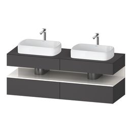 Duravit Waschtischunterschrank Qatego 160x55x60cm, w g/Gra m, Pl, Beck. beids. (QA4779022490000)
