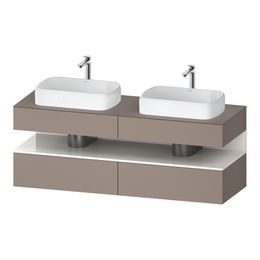 Duravit Waschtischunterschrank Qatego 160x55x60cm, w g/b m, Pl, B bs, Nischenb (QA4779022430010)