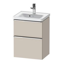 Duravit Waschtischunterschrank D-Neo 48,4x37,2x62,5cm, 1 Schubk., chr/Taup ma (DE4350010910000)
