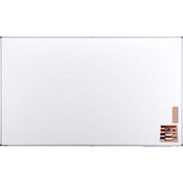 Legamaster Whiteboard PREMIUM, Hoch/Querformat, Stahl wei&szlig; lackiert + Aluminiumrahmen, magnethaftend, Ablageschale + Zubeh&ouml;r, B 2000 x H 1200 mm