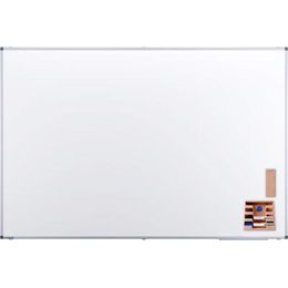 Legamaster Whiteboard PREMIUM, Hoch-/Querformat, Stahl wei&szlig; lackiert + Aluminiumrahmen, magnethaftend, Ablageschale + Zubeh&ouml;r, B 1800 x H 1200 mm