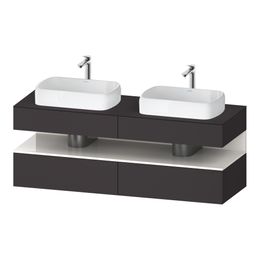Duravit Waschtischunterschrank Qatego 160x55x60cm, w g/Gra m, Pl, Beck. beids. (QA4779022800000)